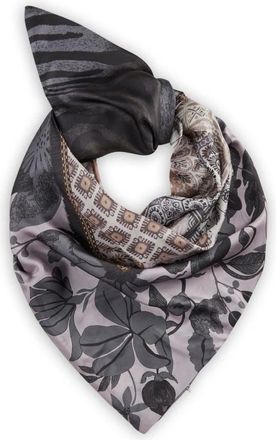 Codello Femme, Accessoires, Multicolore, Taille: ONE Size Foulard Triangle en Soie avec Impressions Changeantes