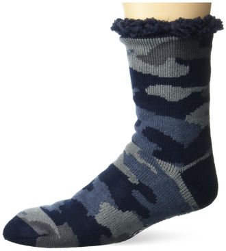 Muk Luks Herren-Kabine, Marineblau, Small-Medium