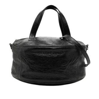 Balenciaga Pre-owned Air Hobo Sac en cuir 2way - Femme - Pre-owned - Noir - Taille: ONE Size