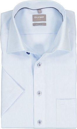 Olymp Herren Hemden blau Baumwolle