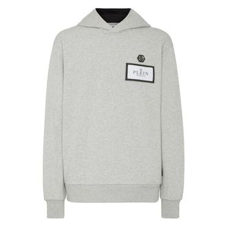 Philipp Plein Hoodie Sweatshirt LS - - Sweatshirts & Hoodies - Herren - Grau - 2XL