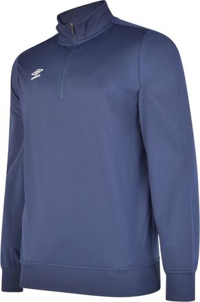 Umbro Herren Club Essential Sweatshirt mit halbem Rei&szlig;verschluss (Dark Navy)