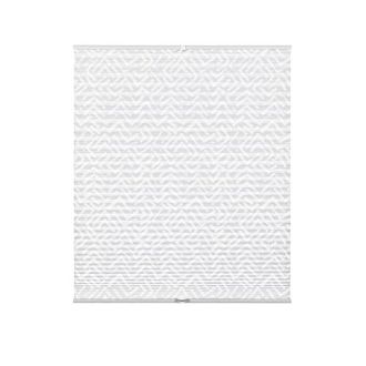 Gardinia Plissee Concept zum Klemmen, Blickdichtes Faltrollo, Lichtdurchlässig, Alle Montage-Teile inklusive, Höhenverstellbar, Lissy, Weiß, 100 x 130 cm (BxH)