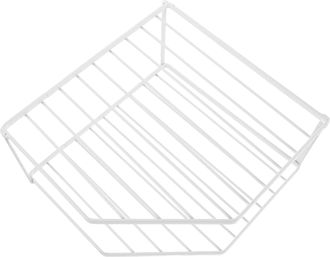 Cabilock K&uuml;chenablage Aus Metall Eckregal F&uuml;r Arbeitsplatte Organizer F&uuml;r T&ouml;pfe Und Pfannen Doppelst&ouml;ckiges Geschirrgestell Halter F&uuml;r Kochgeschirr Regal F&uuml;r K