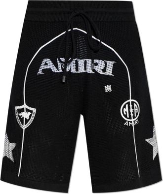 Amiri Homme, Shorts, Noir, Taille: XL Logo Shorts