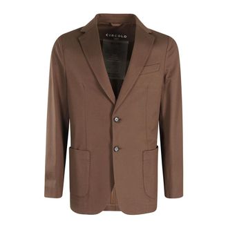 Circolo 1901 Premium Monopetto Jacke - - Jackets - Herren - Braun - L