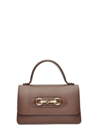 Isabella Rhea Kastanienbraun Rindsledertasche