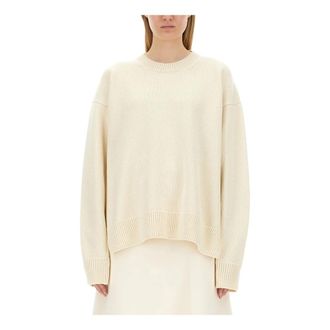 Jil Sander CN LS Jumper - - Knitwear - Damen - Beige - S