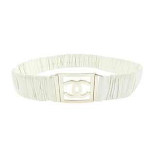 Chanel Ceinture Vintage doccasion - Femme - Pre-owned - Blanc - Taille: ONE Size