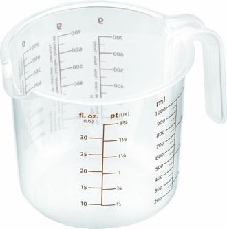 Tescoma Delicia Messbecher mit Ausgießer, 0,5 l, Weiß
