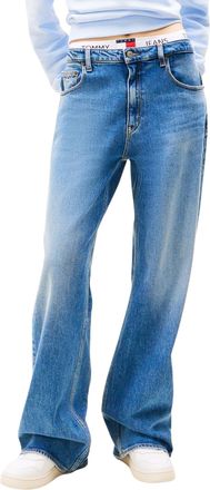 Tommy Jeans Damen Jeans Hose Mia Relaxed Straight Fit, Blau (Denim Medium), 30W/29L