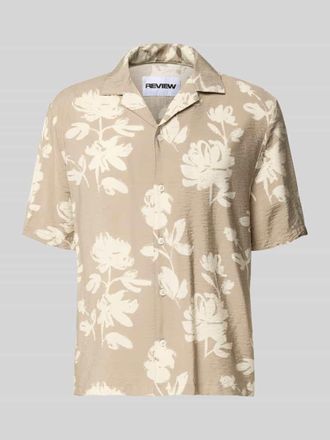 Review Regular Fit Freizeithemd aus Viskose-Mix