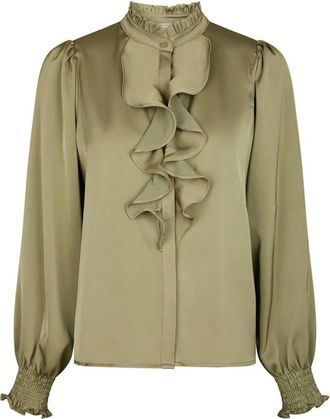 Neo Noir Femme, Blouses et Chemises, Vert, Taille: 42 FR Chemises