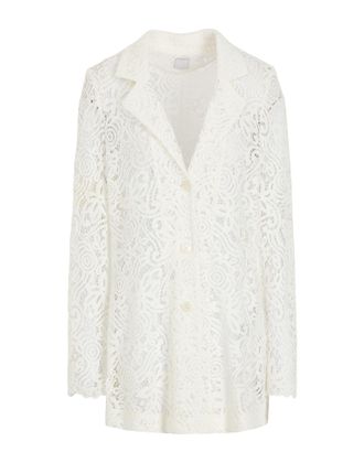8 by YOOX LACE SINGLE-BREASTED BLAZER