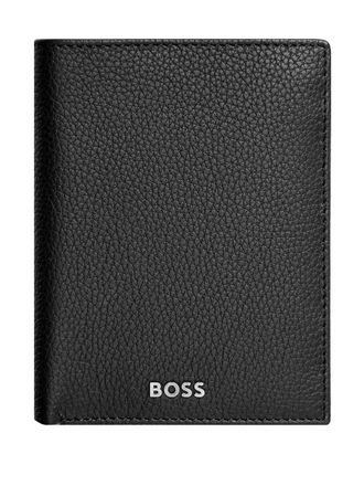 BOSS porte-cartes à logo imprimé - Noir