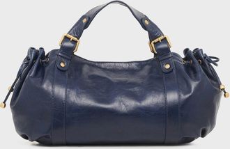 Gerard Darel Sac &agrave; main en cuir effet froiss&eacute; - 24H