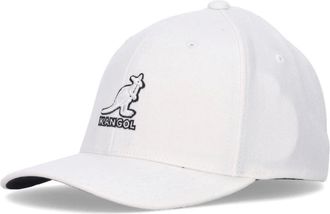 Kangol Homme, Accessoires, Blanc, Taille: L/Xl Casquette Flexfit Visi&egrave;re Courb&eacute;e Blanc/Noir