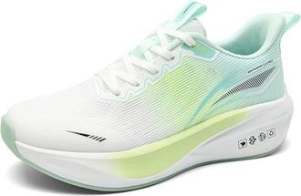 Generic Chaussures Running Polyvalentes Mixte avec Tige Mesh R&eacute;sistante, Semelle EVA L&eacute;g&egrave;re et Confort Quotidien Ville & Outdoor,Whitecyangreen,44 EU