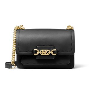 Michael Kors Femme, Sacs, Noir, Taille: ONE Size Heather Extra-Small Leather Crossbody Bag
