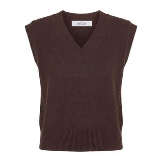 Jucca V-Ausschnitt Strickware - - Knitwear - Damen - Braun - M