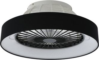 Lindby LED Deckenventilator mit Licht und Fernbedienung leise (Ø 47 cm), 2in1: Ventilator Lampe dimmbar 3 Geschwindigkeiten CCT Farbwechsel