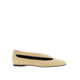 Khaite Minimalistische Leder-Ballettflats - - Shoes - Damen - Beige - 40 EU