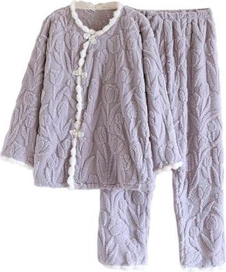 Generic Sortie De Bain &eacute;Ponge Femme Chemisier Bleu Nuit Peignoir Femme Blanc Chemise De Nuit Longue Blanche Tee Shirt Femme De Nuit Peignoir Chaud Long Femme 