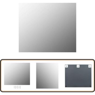 vidaXL Rahmenloser Spiegel 80x60 cm Glas - Wandspiegel - Spiegel - Glas - Wanddeko - Deko
