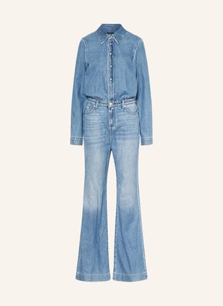 7 For All Mankind Jeans-Jumpsuit Hilo blau