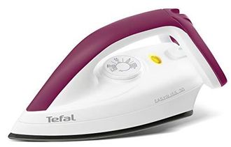 T-fal Trockenb&uuml;geleisen Easygliss, 1200W, B&uuml;geleisen ohne Dampf, Durilium B&uuml;gelsohlen-Technologie, Thermostat, Bereitschaftsleuchte, extralanges Netzkabel, 