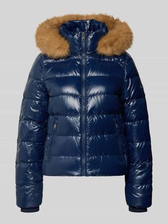 Tommy Hilfiger Regular Fit Puffer Jacket mit abnehmbarer Fellkapuze