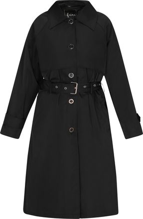 Faina Mantel Frauen Schwarz