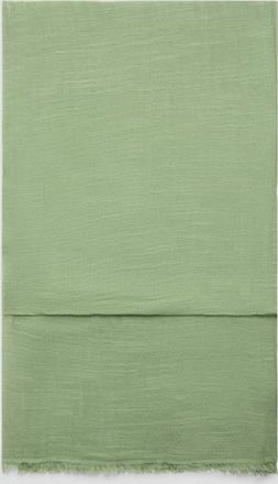 Mango Foulard coton vert - Femme - Taille unique - MANGO