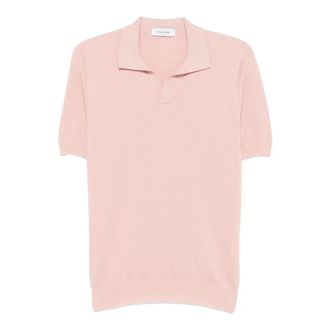 Gran Sasso Tennis Polo - - Tops - Herren - Rosa - S