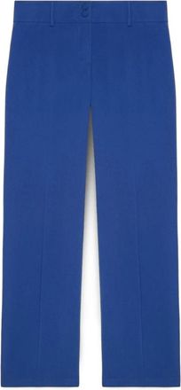 Fiorella Rubino Femme, Pantalons, Bleu, Taille: 46 FR Pantalon Regular avec pli marqu&eacute;