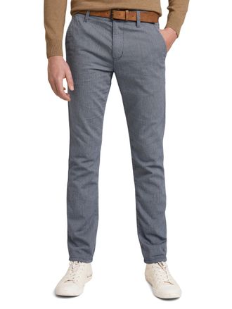 Tom Tailor Herren Straight Fit Chino Hose mit G&uuml;rtel