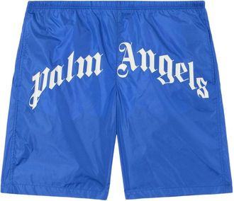 Palm Angels Short de bain &agrave; logo Palm Angels