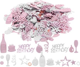 Artibetter Bunte Happy Birthday Konfetti Tischdeko Paket Leichte Schonende Geburtstagsfeier Streudeko f&uuml;r Kindergeburtstag Faschingsparty Kreative Kuchendeko Ein