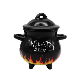 Winkee Zaubertrank Schüssel I Witches Brew Soup Bowl I Hexenkessel Bowl I Witcher Tureen I Magischer Kessel mit Feuer Effekt I Suppenschüssel ca. 550ml