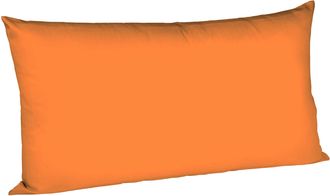 Fleuresse 9200 Colours Interlock Jersey Kissenbezug aus 100% Baumwolle, Oekotex Standard 100, 40 x 80 cm, orange