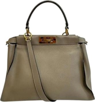 Fendi Sac bandouli&egrave;re vintage Pre-owned - Femme - Pre-owned - Gris - Taille: ONE Size