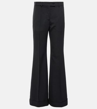 Acne Studios Pantalon ample en laine mélangée