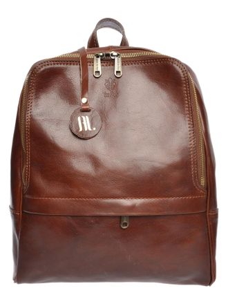 Anna Luchini Kastanienbraun Rindsledertasche