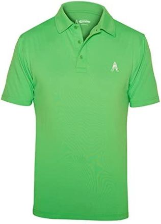 Royal & Awesome Polo de Golf pour Homme, Haut de Golf pour Homme, Vert, XL