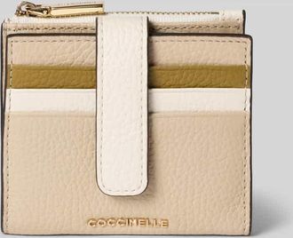 Coccinelle Portemonnaie mit Label-Detail und Rei&szlig;verschlussfach