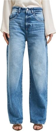 Icon Denim Los Angeles Femme, Jeans, Bleu, Taille: W26 Jeans Poppy