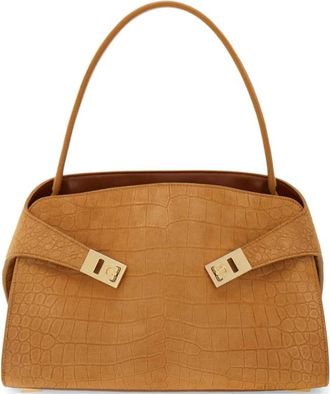 Ferragamo Femme, Sacs, Brun, Taille: ONE Size Soft Hug Bag