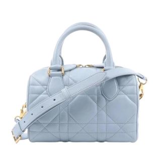 Dior Sac &agrave; main Pre-owned MacroCannage Groove 20 - Femme - Pre-owned - Bleu - Taille: ONE Size