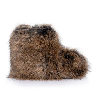 Estro & Luminara Warme Hausschuhe Damen Winter - Hüttenschuhe Damen Pantoffeln Herren Winter Hausschuhe Herren Hüttenschuhe B03 (38/39, B04 Braun)