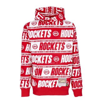 Mitchell & Ness Houston Rockets Kapuzenpullover - - Sweatshirts & Hoodies - Herren - Rot - S